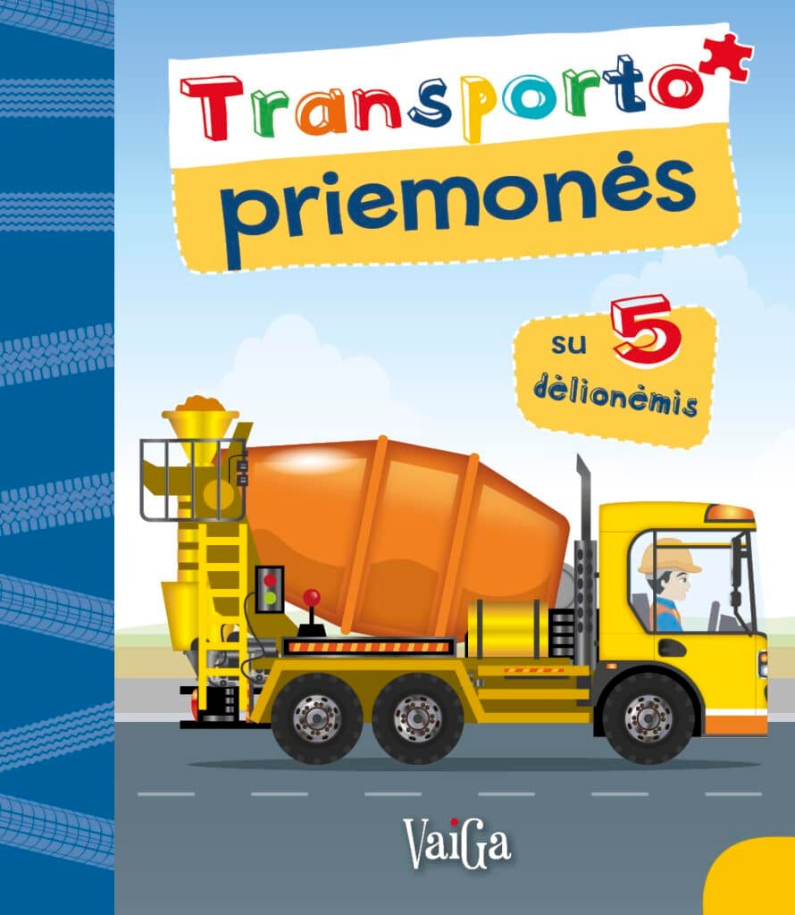 Transporto priemonės. Su 5 dėlionėmis – vaiga.lt